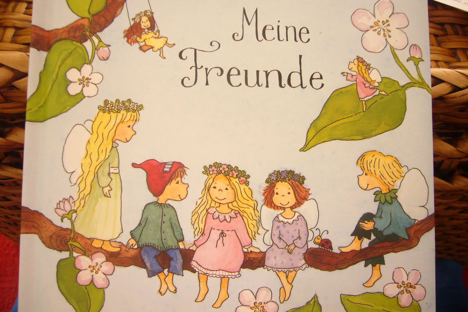 Yugowife's (and family) bits and bobs: Emma's first "Freundebuch"