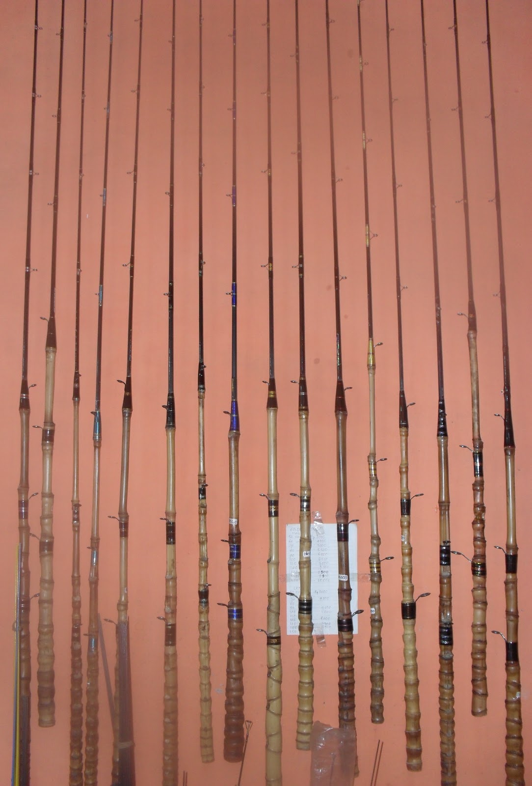 TALENTA alat pancing: Koleksi Joran Bambu