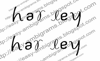 Easy Ambigrams: How To Create Ambigrams: Part I