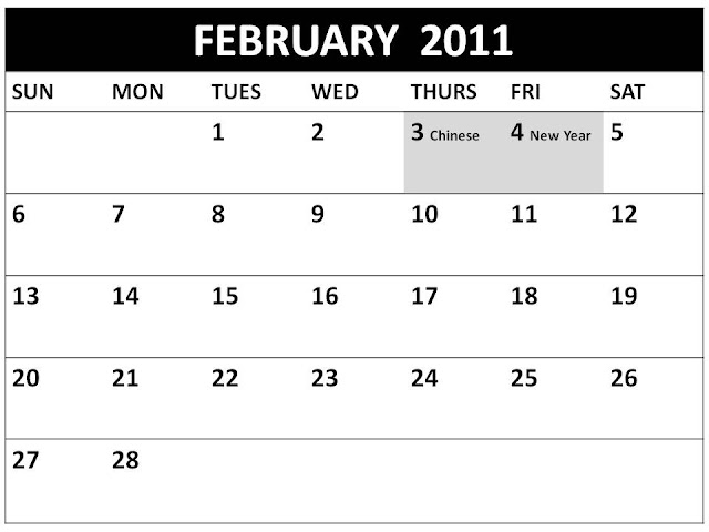 ko839uwav: february 2011 calendar with holidays