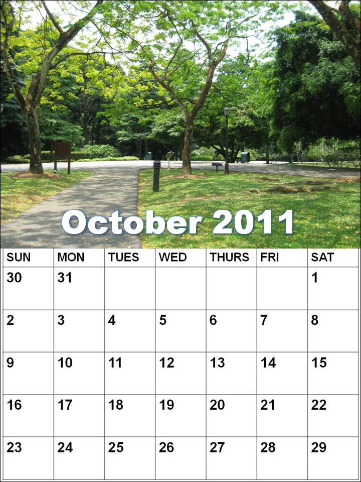 The Hollywood Ragazze: printable calendar october 2011
