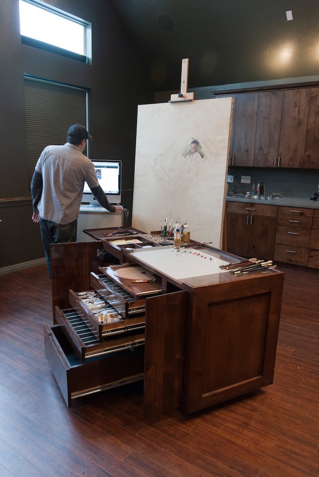 INSIDE THE ARTIST'S STUDIO: New Taboret Table