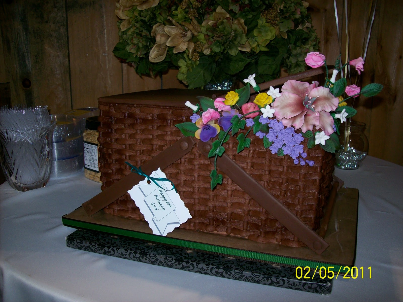 Cakes By Chris: Birthday Basket Cake