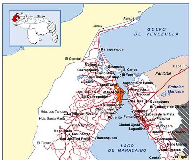 estado-Zulia: Mapa politico del estdo Zulia,Municipios y Parroquias