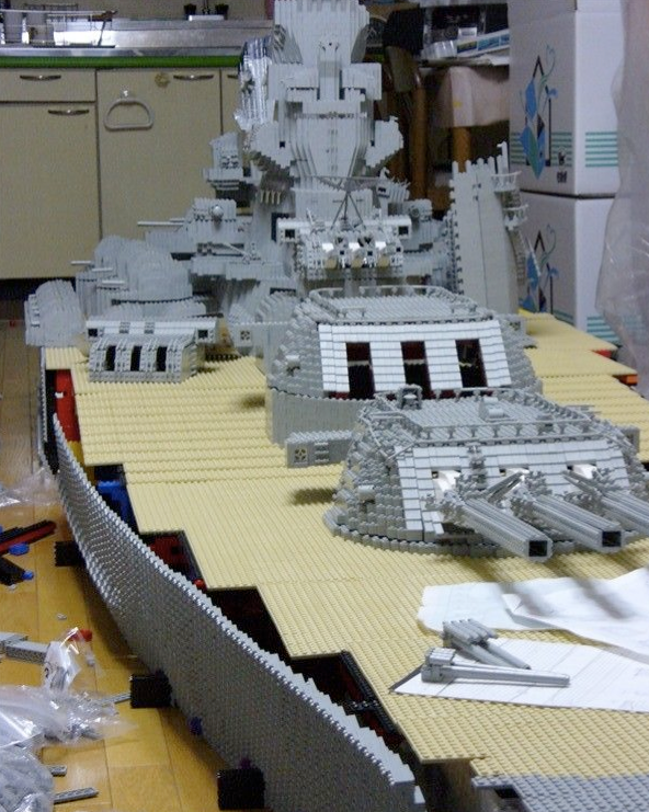 aarting: Lego Yamato battleship