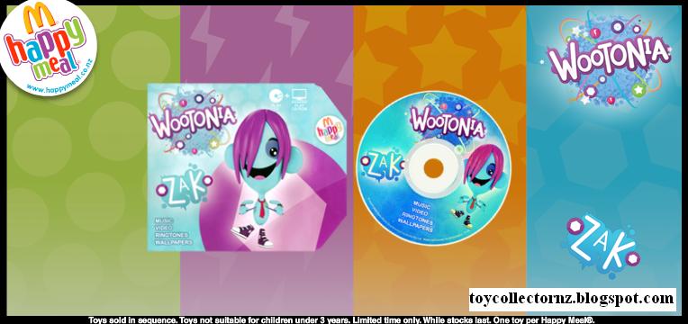 Toy Collector New Zealand: McDonalds Wootonia Happy Meal Toys 2010
