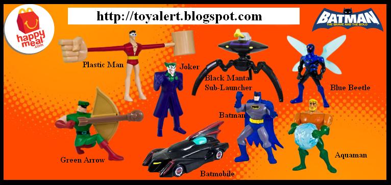 McDonalds Batman Brave and Bold and Madame Alexander Happy Meal Toys ...