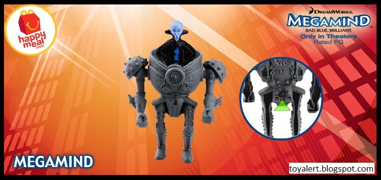 McDonalds Megamind Happy Meal Toys | Toy Alert