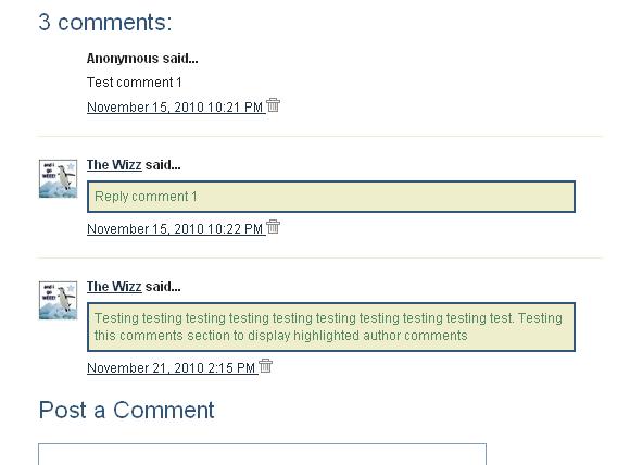 How to Highlight Author Comments in Blogger Posts - Blog Leaning
