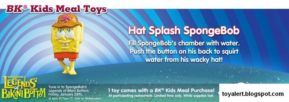 Burger King SpongeBob's Legends of Bikini Bottom Toys 2011 | Toy Alert