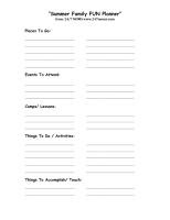 Planning A Fun Filled Summer - 24/7 Moms