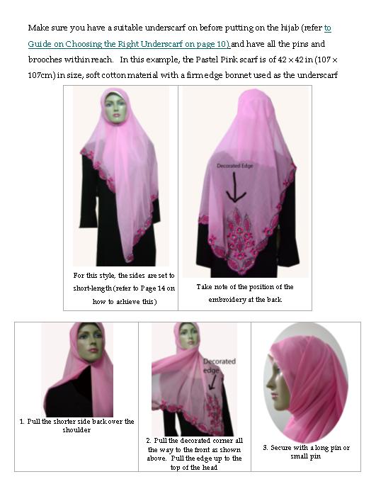 Guide on how to wear the hijab in easy hijab styles