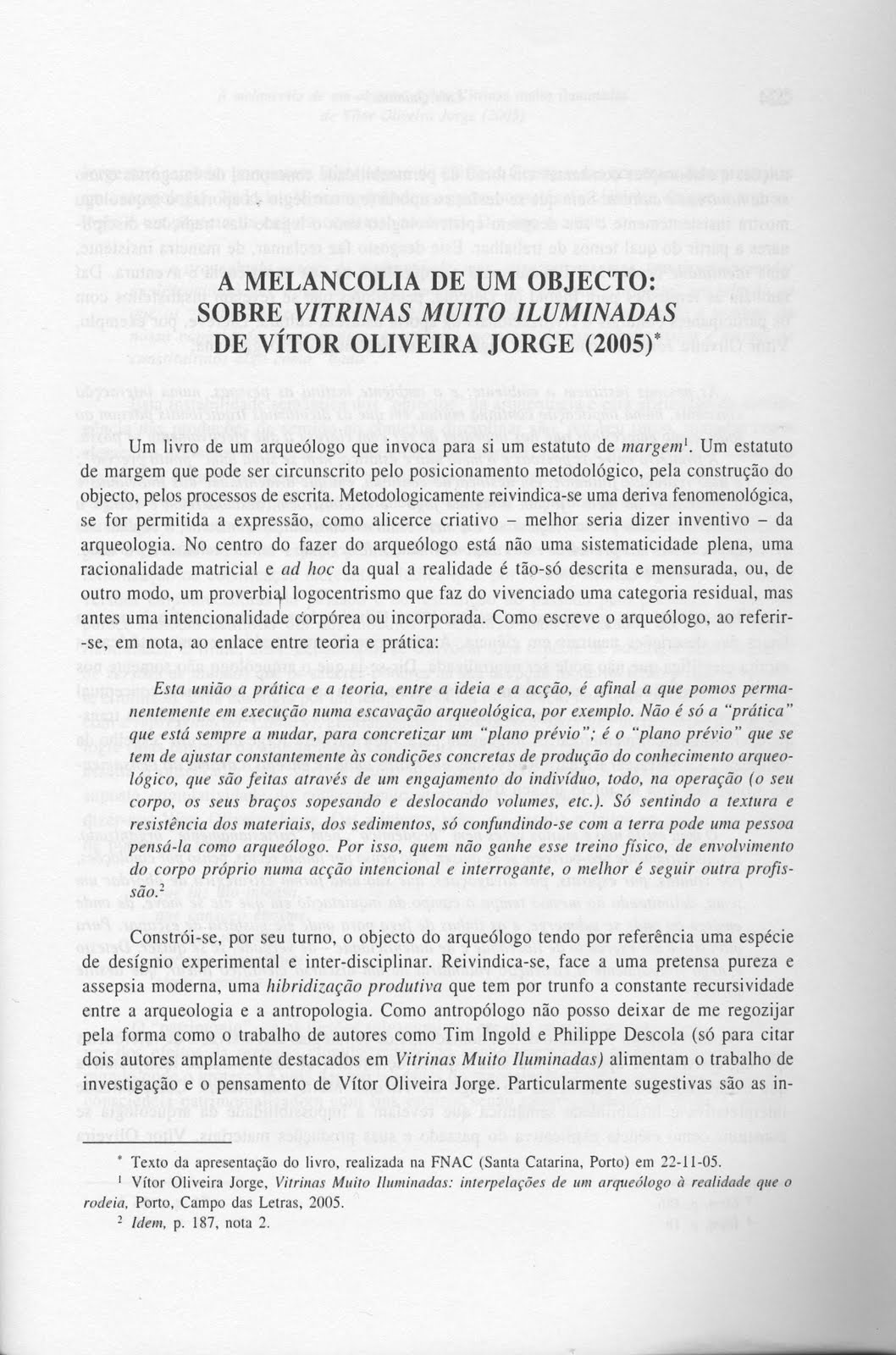 SOCIEDADE PORTUGUESA DE ANTROPOLOGIA E ETNOLOGIA: Recensão crítica ...