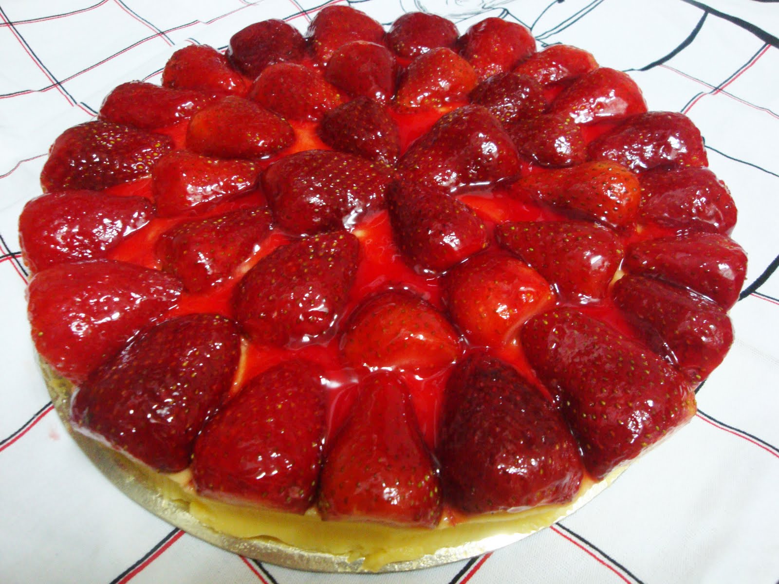 TAN RICO TODO!: TORTA DE FRUTILLA LIGHT