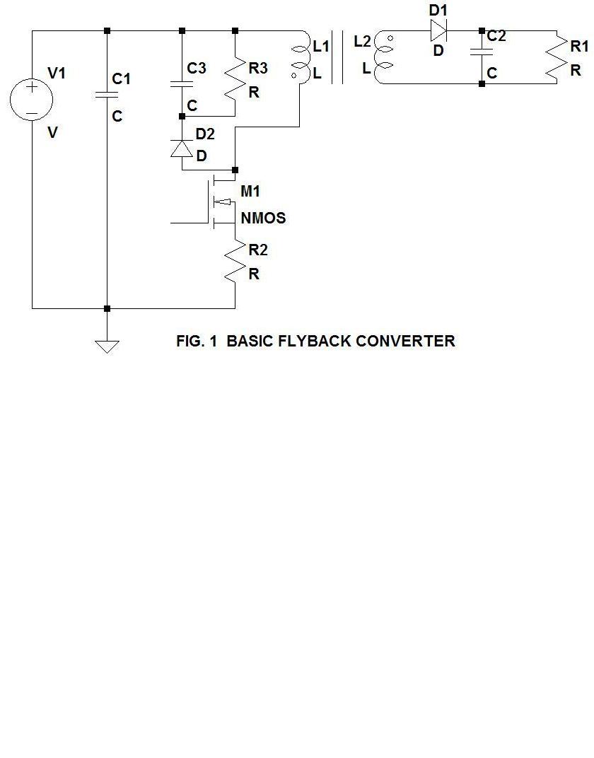 Switchmode Notebook: THE BASIC FLYBACK CONVERTER