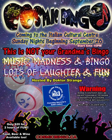 Cosmic Bingo in Canada