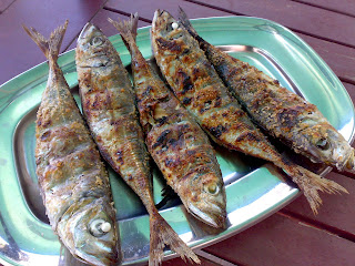 Cabo de Sines: Carapau assado na brasa