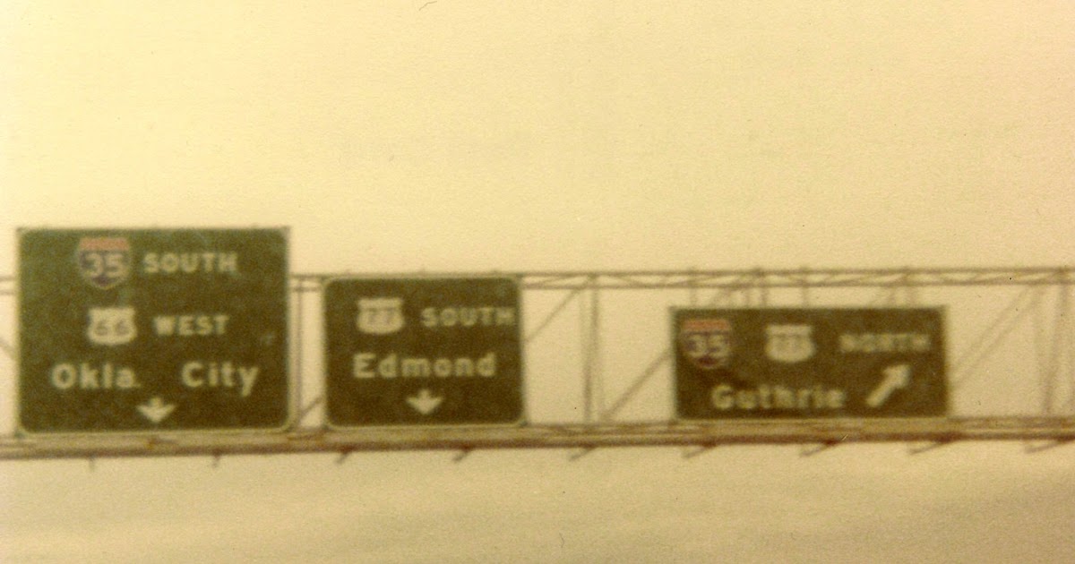 Edmond, OK Road Signs - 1978