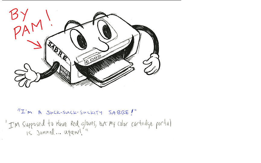 MY diyu is dumb: sabre printers