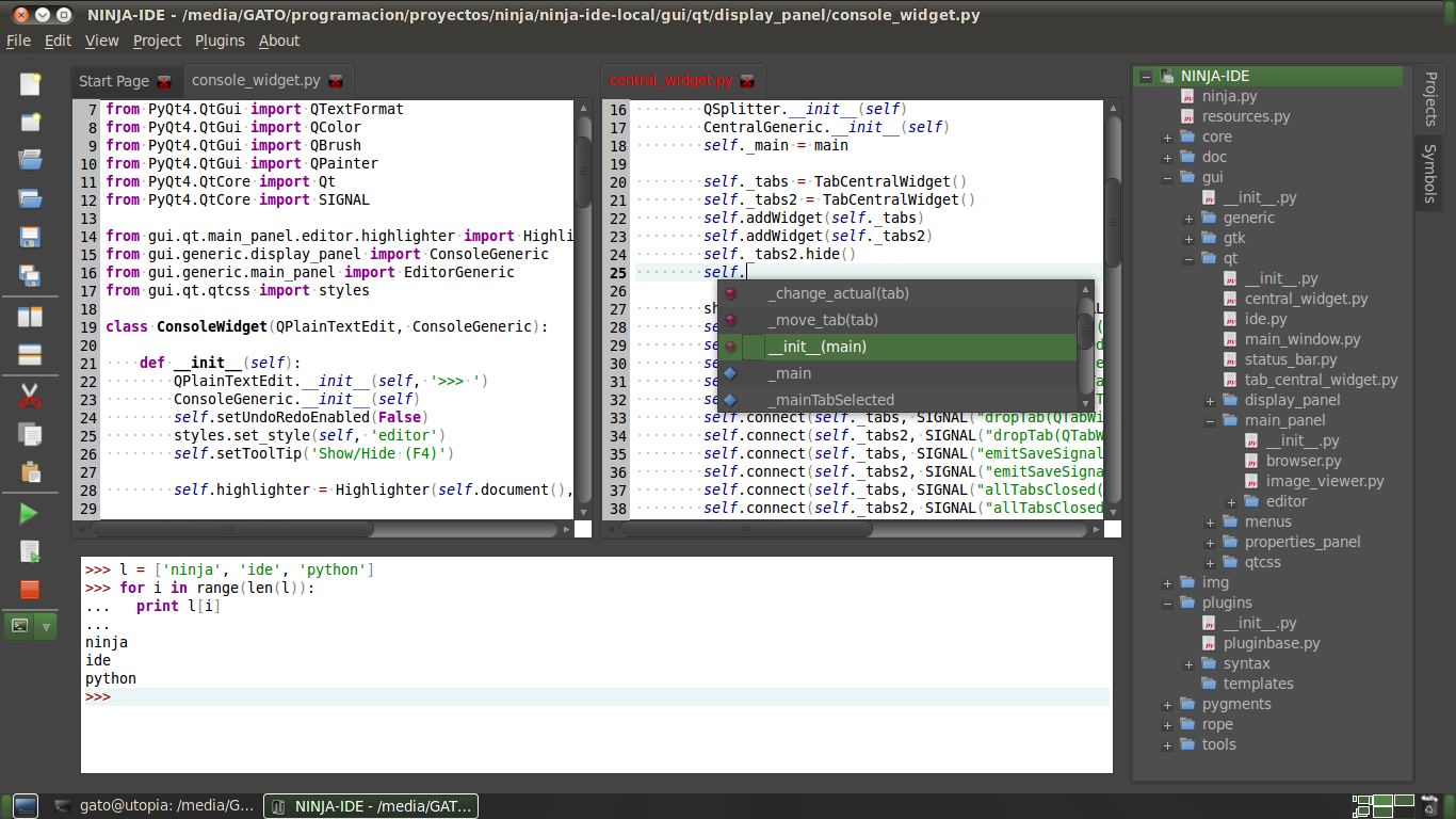 Ninja Ide What Are The Best Free Ides For Python Slant