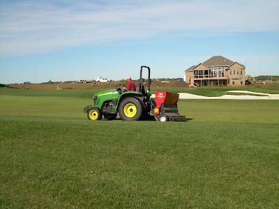 Golf Club at Creekmoor Maintenance: Overseeding and Greens Recovery