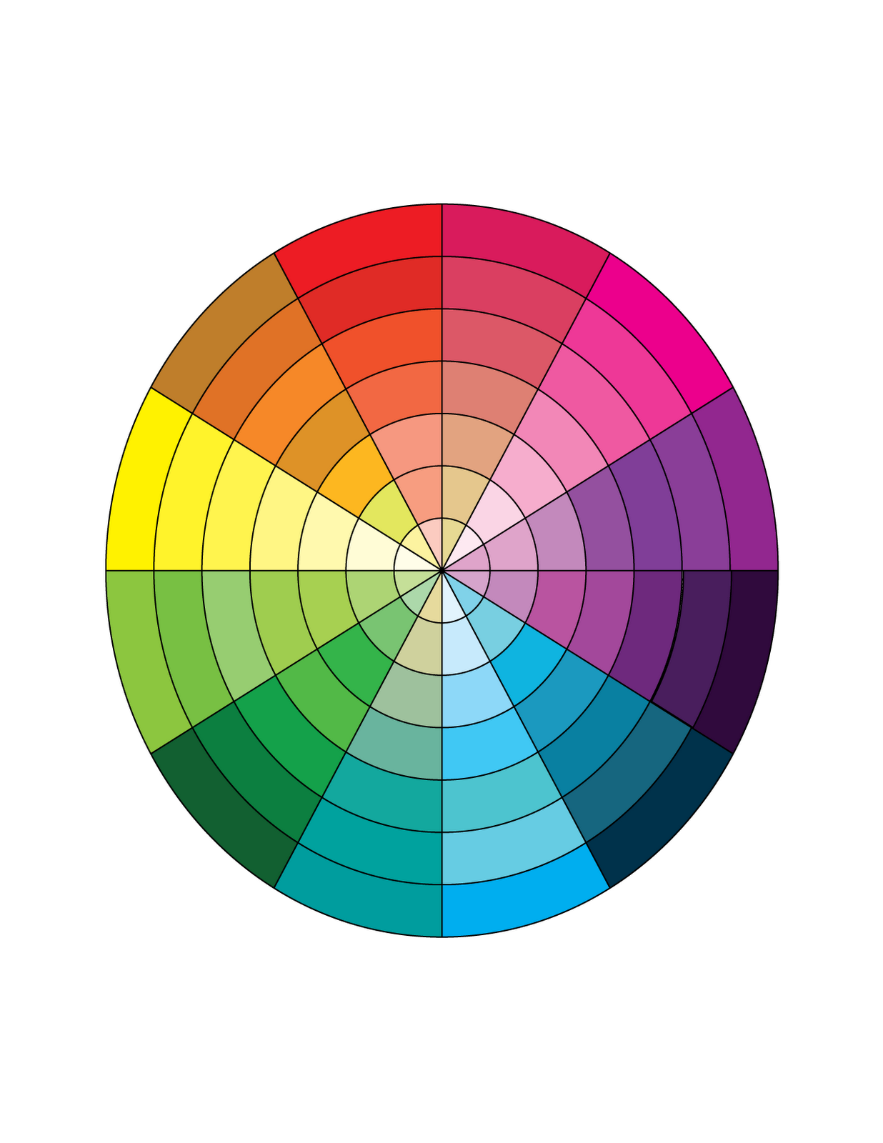 Patricia's Graphic Art: Color Wheels