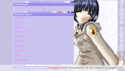 Friendster Anime Layouts