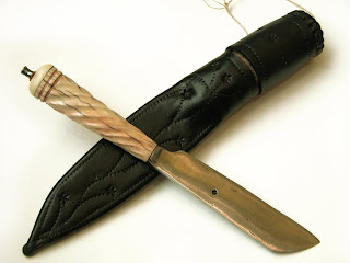 Contemporary Makers: Dutch Flamand Knife with Sheath by Ken Hamilton