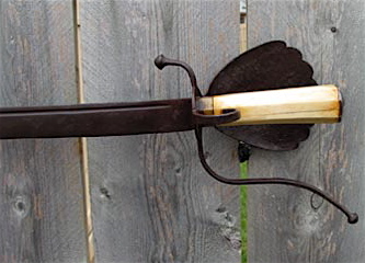 Contemporary Makers: Single Shell Guard Cutlass Sword by Todd Bitler