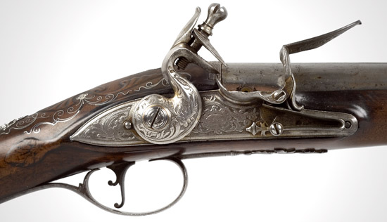 Contemporary Makers: 1760 English Fowler with Silver Wire Inlay