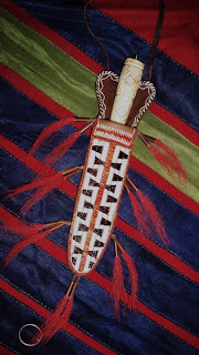 Contemporary Makers: Mike Taylor Quillled Sheath with Ken Hamilton Knife