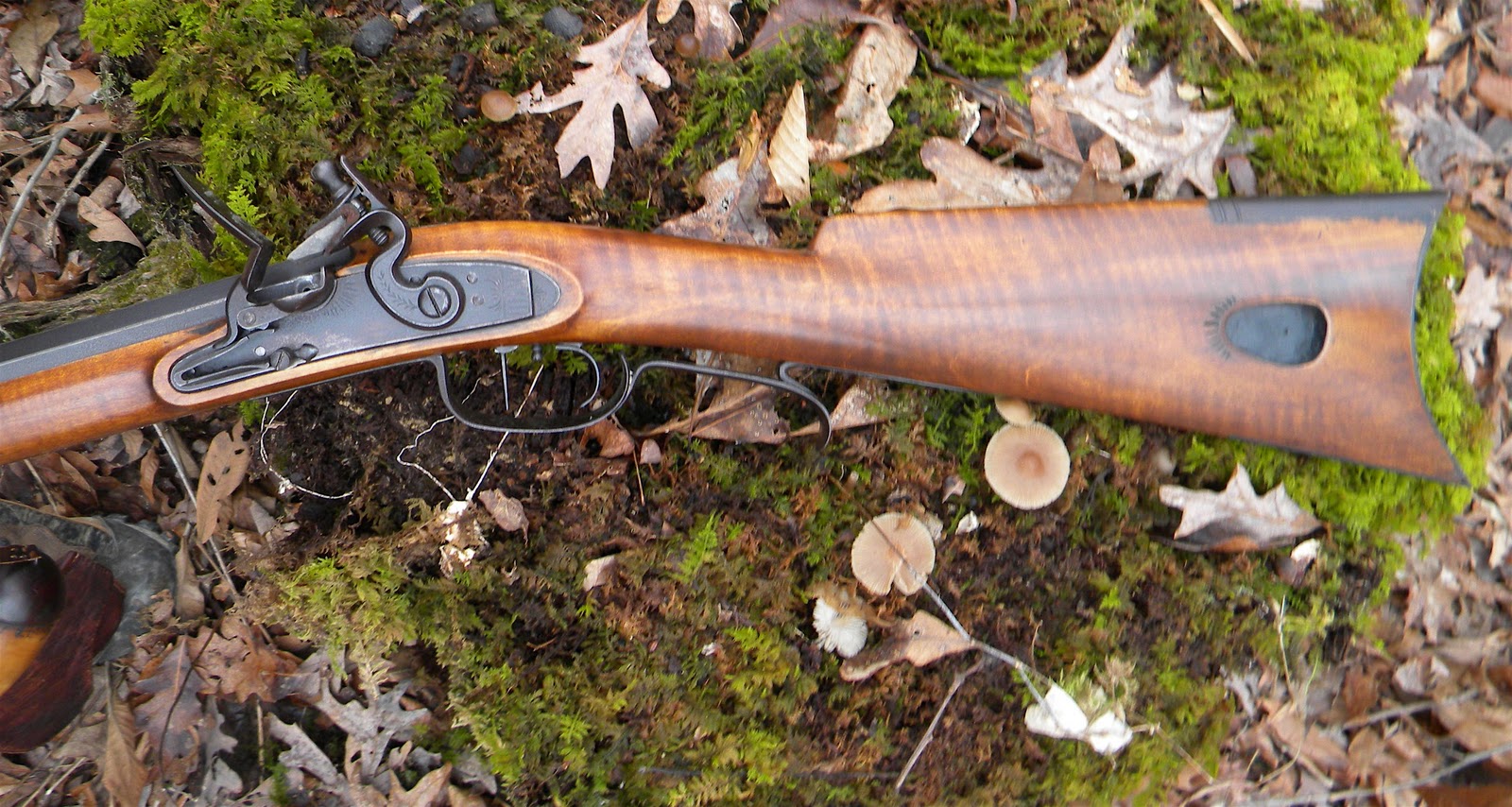 Contemporary Makers: Brian Barker Iron Mounted Rifle with Hunting Pouch ...