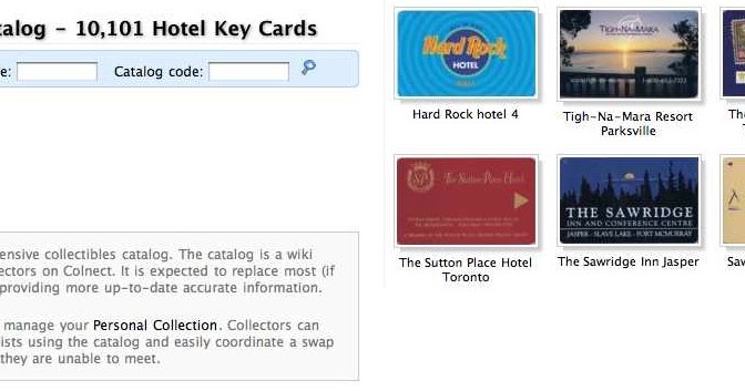 Colnect, Connecting Collectors: World’s Biggest Hotel Key Card Catalog ...