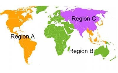 Geographic Travels: DVD and Blu-Ray Region Codes