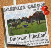 The Tyrannosaur Chronicles: Te Papa: blood earth fire