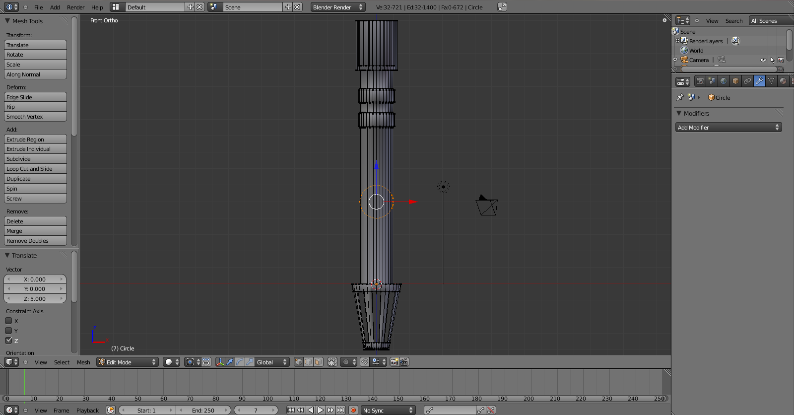 SSimpossible's Blender Tutorials: How to Create a Lightsaber in Blender - Part 1 (Modeling)