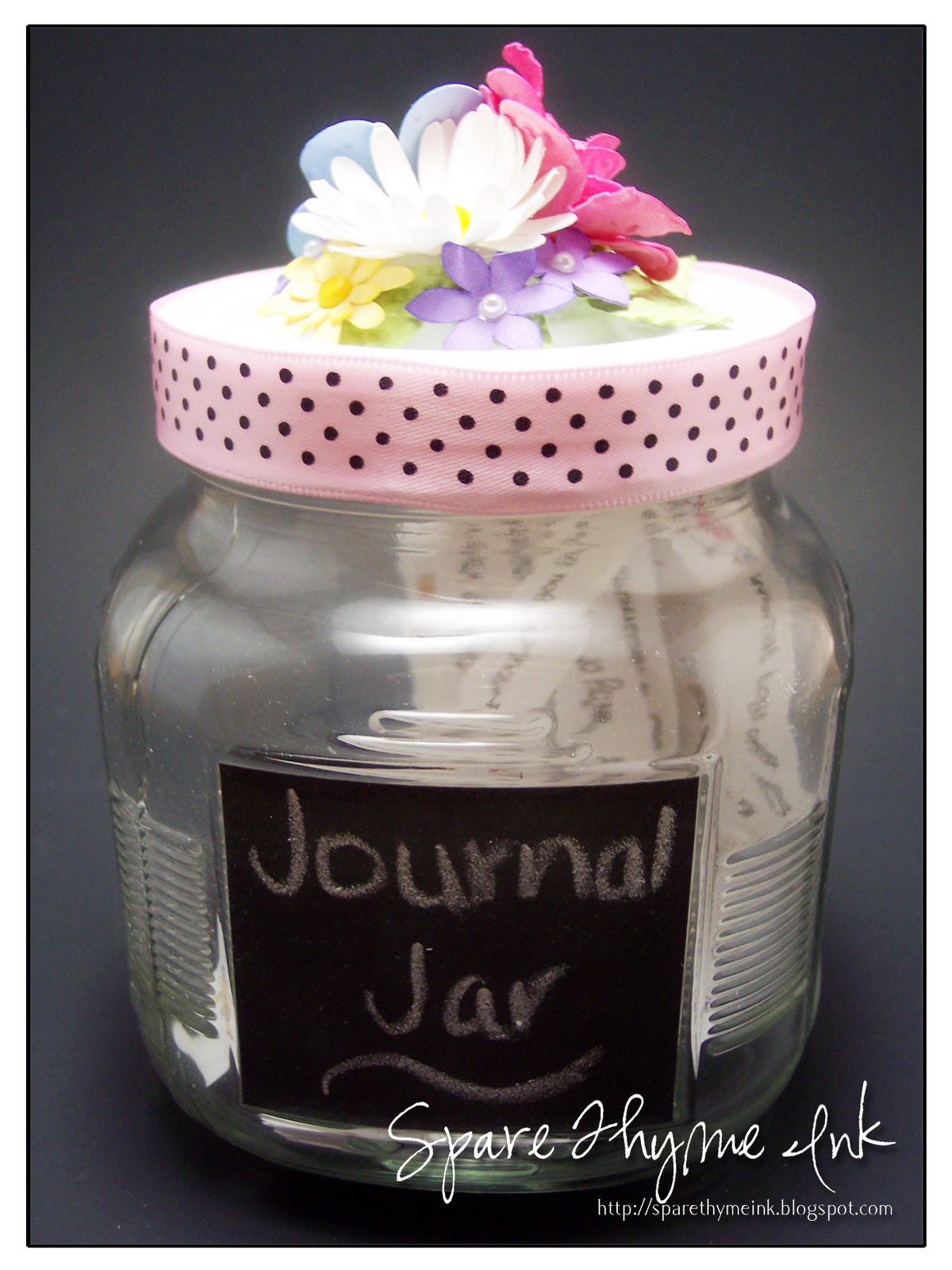 Spare Thyme Ink: Pay It Forward Project 1: Journal Jar