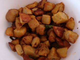 Inspired cooking: Chama dumpa (taro root) fry