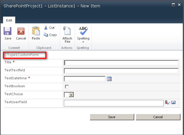 Sharepoint Deeper Than Out Of The Box How To Use Custom Form