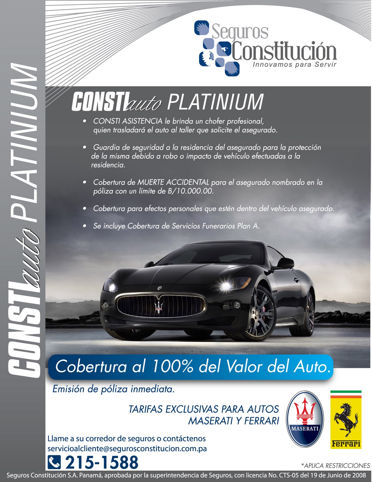 FOSHYSWorld Diseñador Grafico: Diseño Seguros Constitución