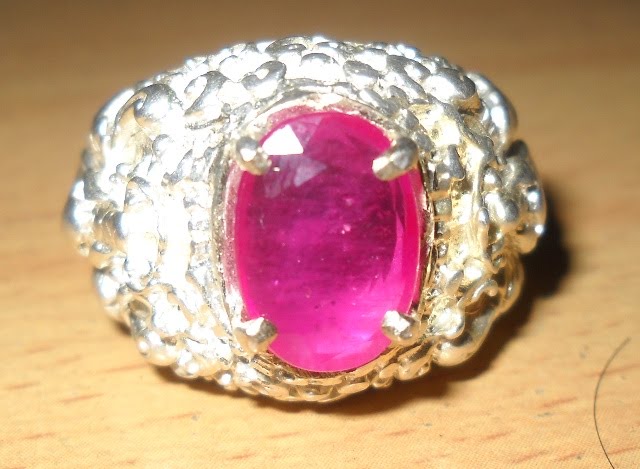 Lapak Batu Antik ( LBA ): RB02 - Permata Rubi Merah Kristal !!_SOLD