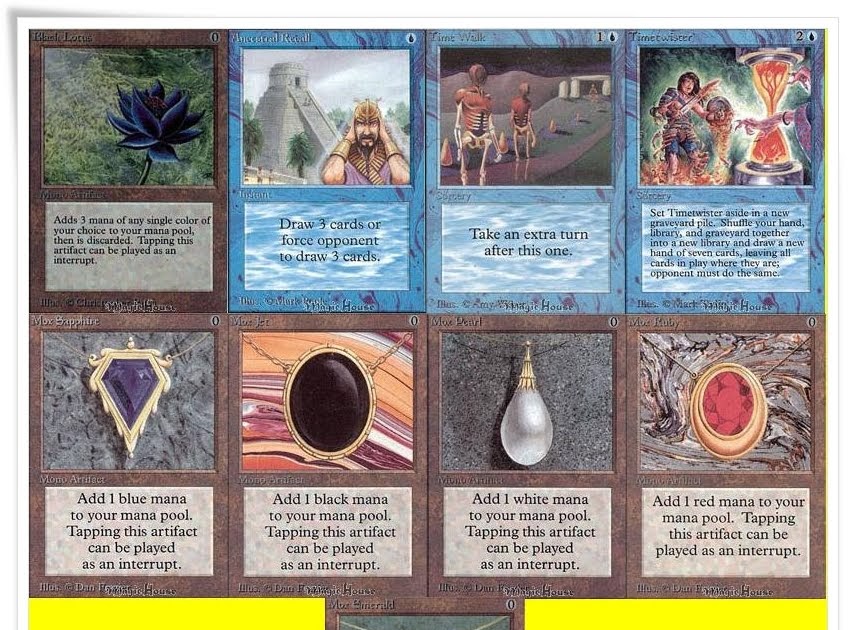 Magic The Gathering Brasil: Magic e as Power Nines (P9)