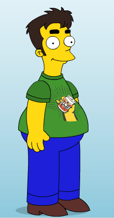 Dave Thomas: Me as a Simpsons character