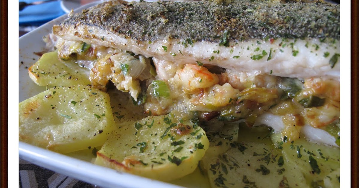 La Gata Curiosa: MERLUZA RELLENA DE GAMBAS