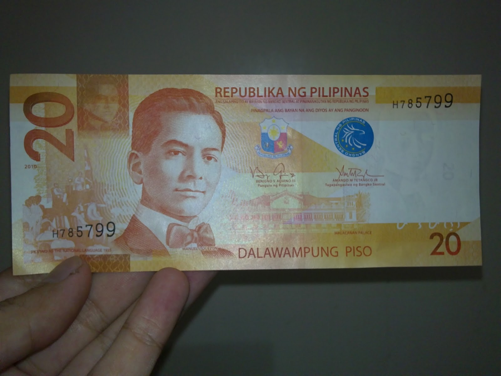 My First New Philippine Peso Bill | dnimitz