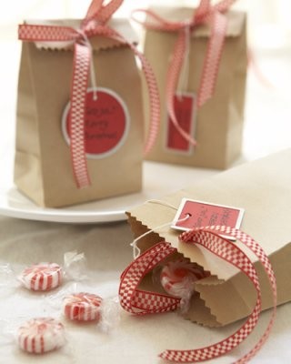 Gift Packaging Ideas: Craft Paper Bag with Ribbon