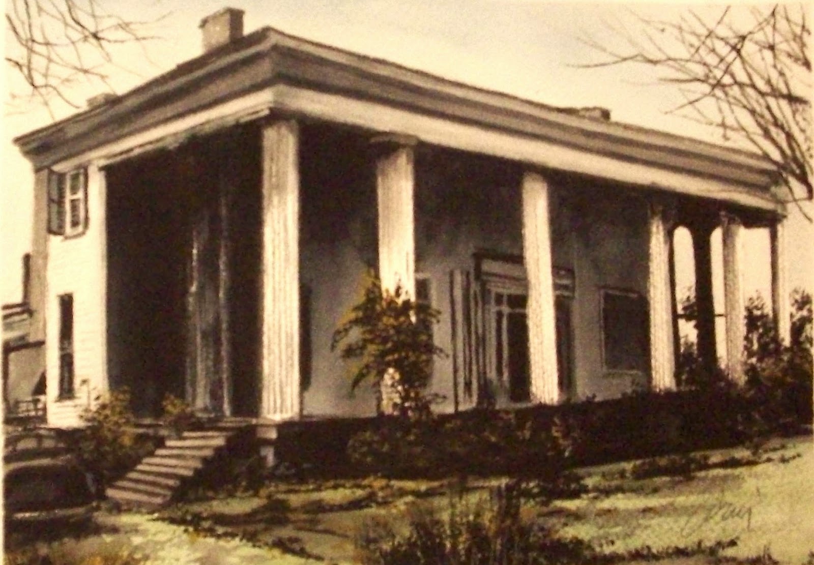 Arni's Art Blog: "SUNSET HILL, THE REUBEN DAVIS HOUSE" ca 1850-1853