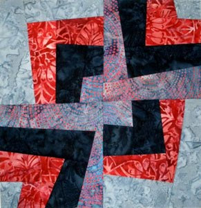 Online quilt classes & quilting patterns: Twisted Ribbons Block