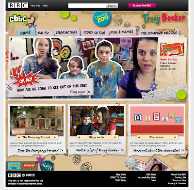 BBC Vision site launches: Tracy Beaker