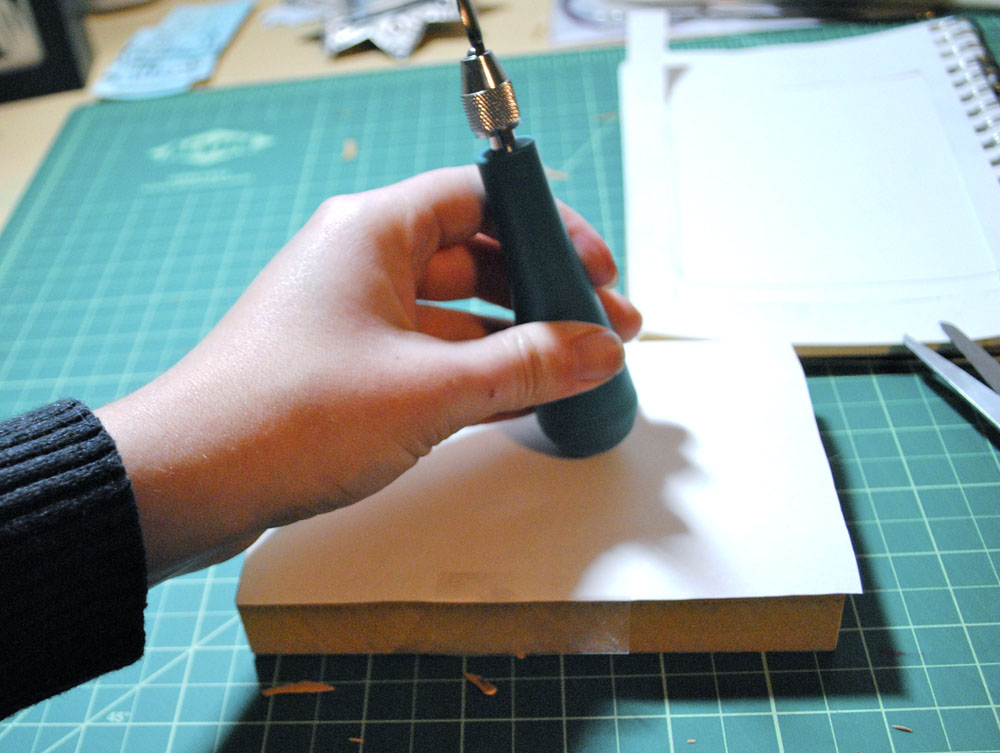 Cursive Arts: Linocut/Block Printing Tutorial: Part One: Preparing to Carve